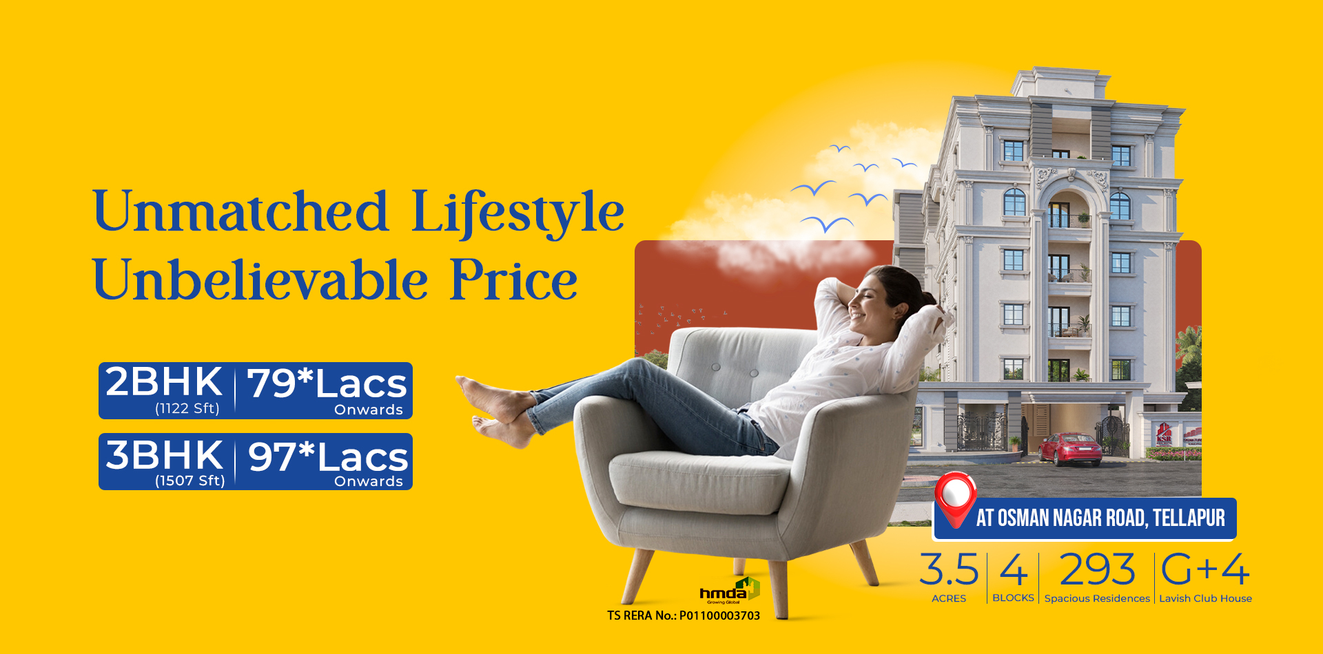 Live Elevated Life at Tellapur in Hyderabad | KSR Homes