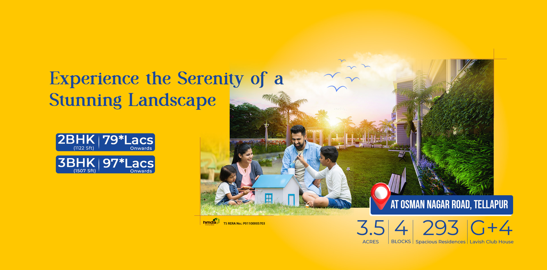 Live Elevated Life at Tellapur in Hyderabad | KSR Homes
