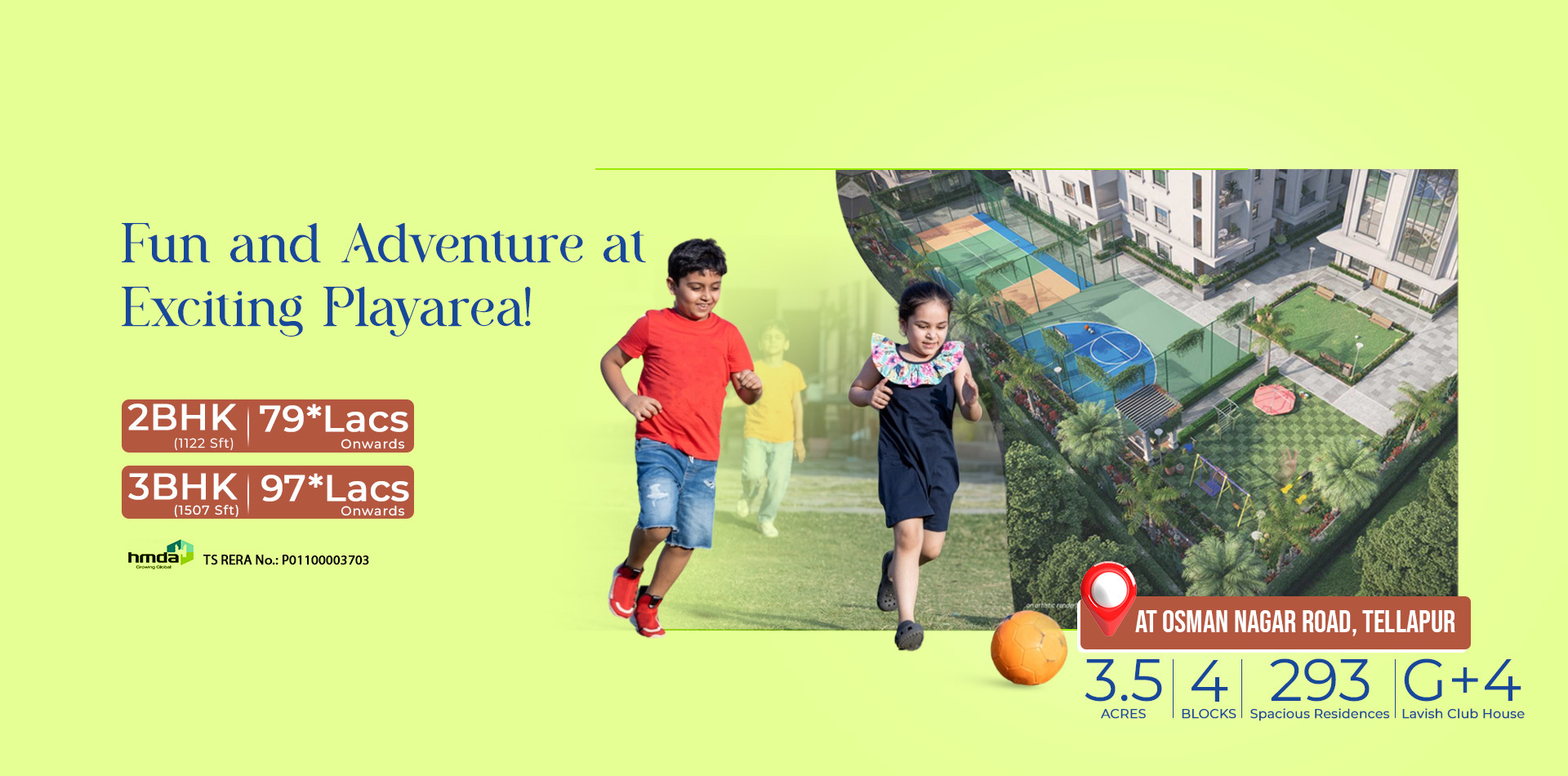 Live Elevated Life at Tellapur in Hyderabad | KSR Homes